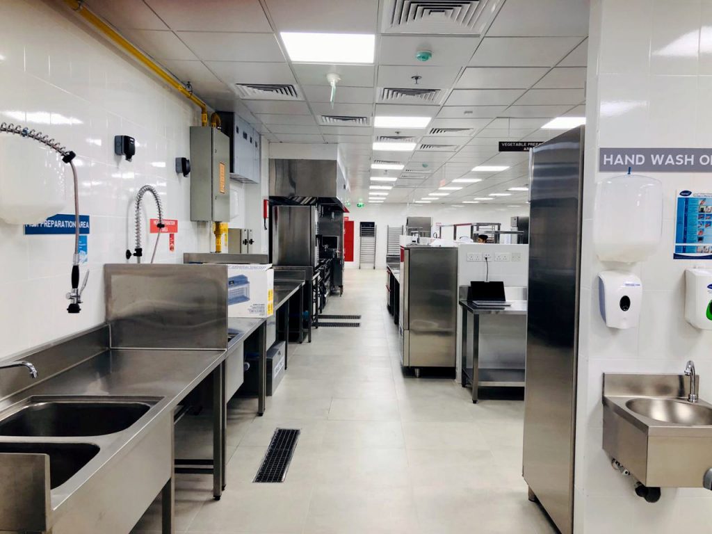 Cloud Kitchen & Dark Kitchen Interior Fit out Dubai UAE | Capstone