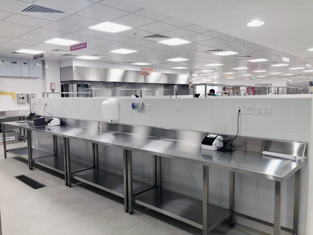 Cloud Kitchen & Dark Kitchen Interior Fit out Dubai UAE | Capstone