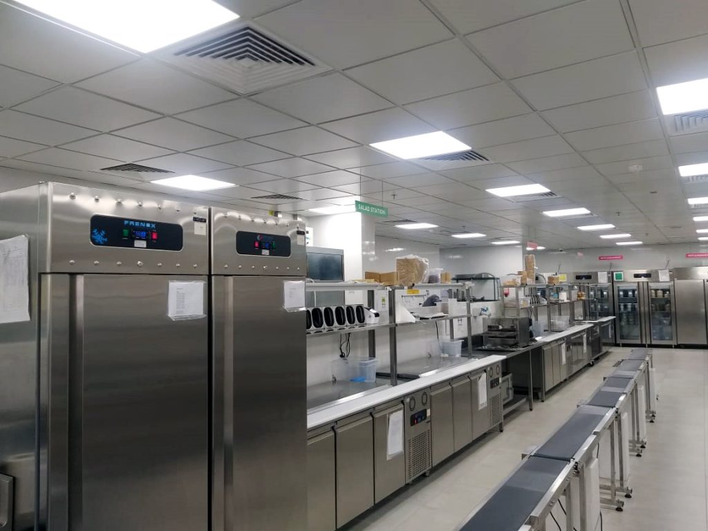 Cloud Kitchen & Dark Kitchen Interior Fit out Dubai UAE | Capstone